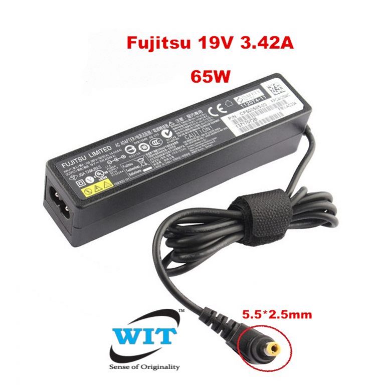 Fujitsu 19V 3.42A 65W 5.5*2.5mm Original AC Power Adapter or Charger for Fujitsu laptop FMV ...