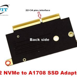 M.2 NVMe to A1708 SSD Adapter (M.2 NVMe SSD Key-M (2230/2242 type) to ...