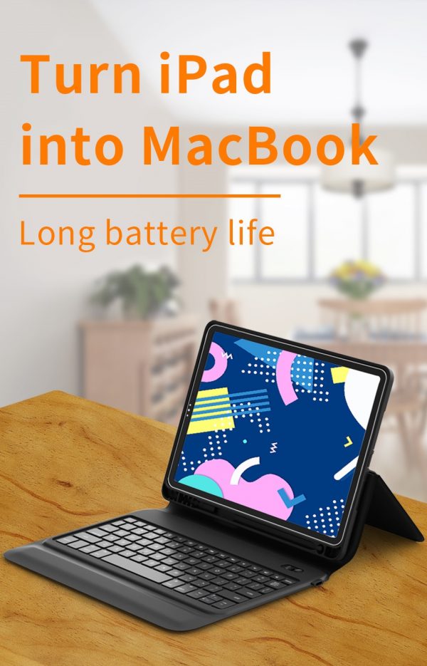 Apple iPad Pro 11 inch (2020) Bluetooth Keyboard Case (Arabic + English ...