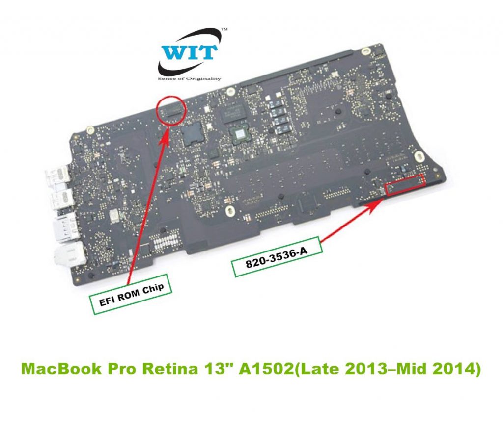 A1502 Logic Board (2.4GHz Core i5, 4GB RAM) for Apple MacBook Pro ...