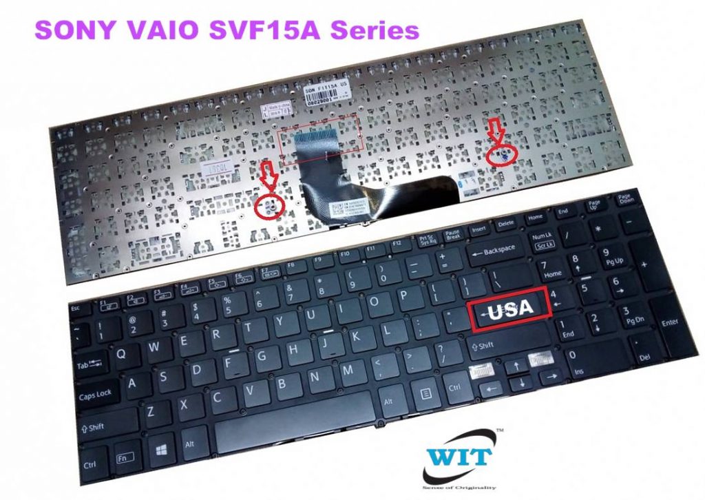 Laptop Keyboard For SONY VAIO SVF15A Series, P/N : 149241981SE AEGD6X001203A V141306CK1NE - WIT ...