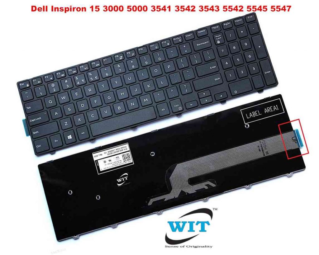 Laptop Keyboard for Dell Inspiron 15 3000, 15-3000 Series 3541 3542 ...