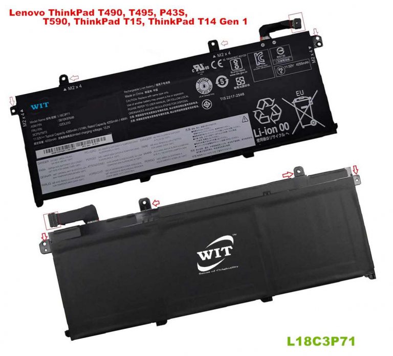 L18M4P73 L18C3P71 L18M3P71 L18S3P71 SB10K97645 Laptop Battery for ...
