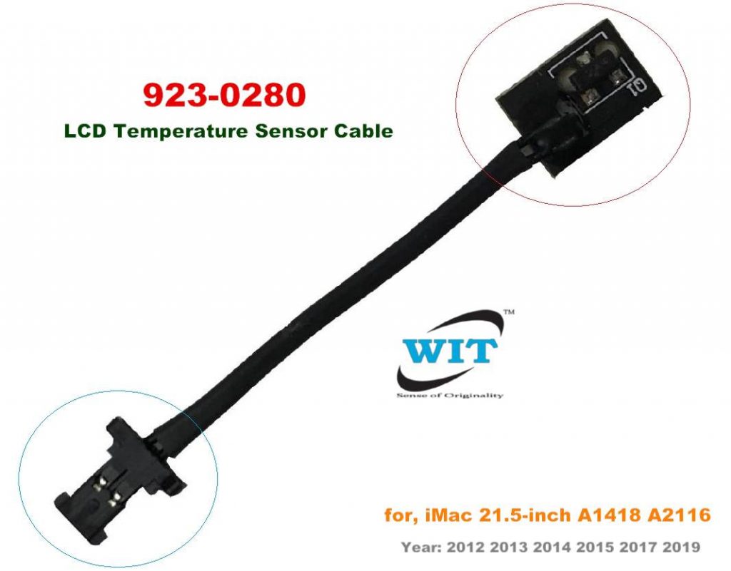 923-0280 Display Temperature Sensor for Apple iMac A1418 A2116 21.5 ...