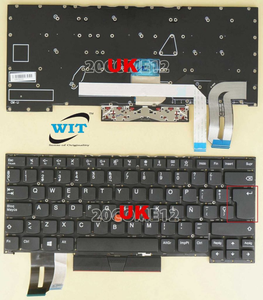 Laptop Keyboard/Keypad for IBM Lenovo Thinkpad T490s, Lenovo Thinkpad ...