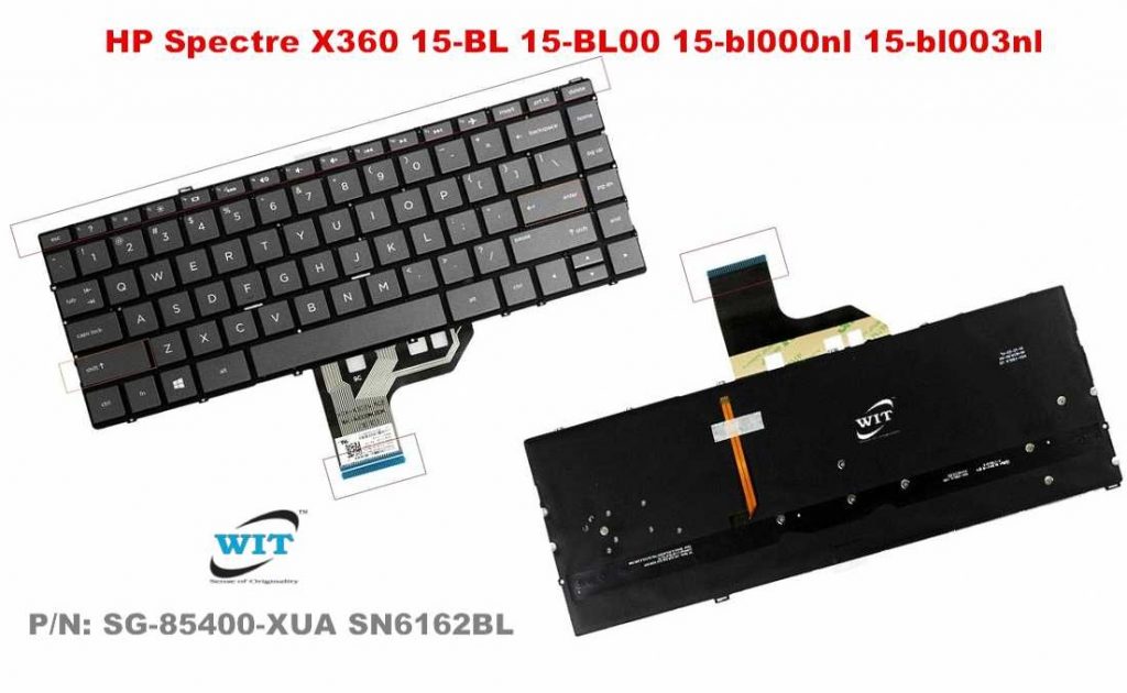 Laptop internal Keyboard or Keypad for HP Specter X360 15-BL 15-bl012dx ...
