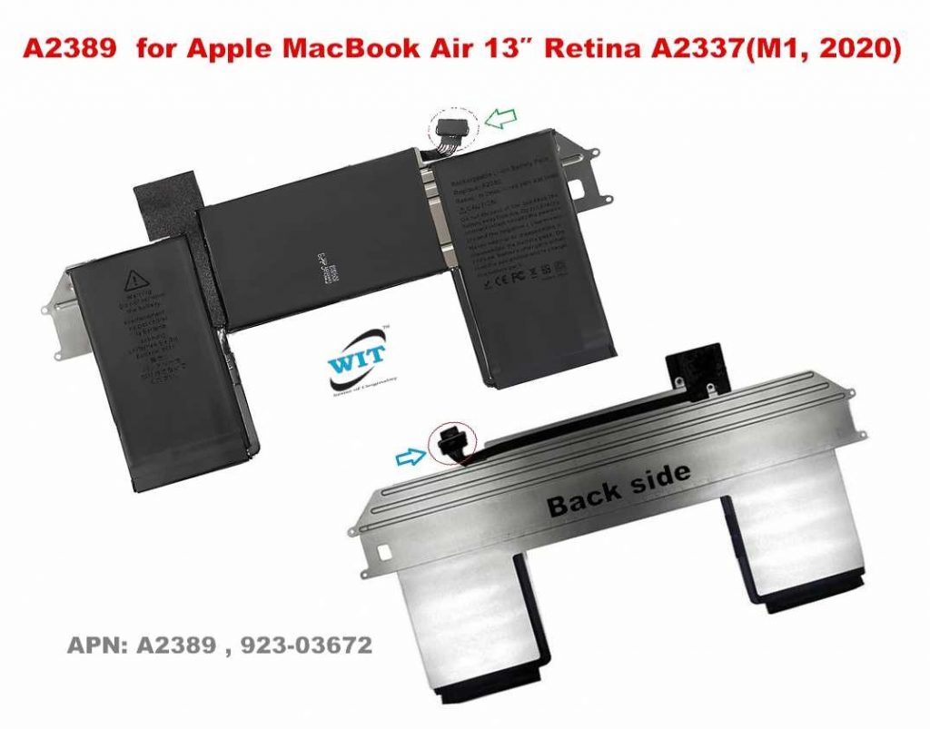 A2389, 923-03672 Original Battery for Apple MacBook Air 13″ Retina ...