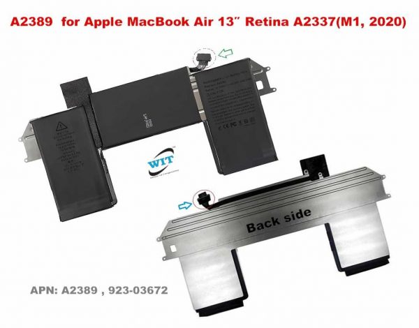 A2389, 923-03672 Original Battery for Apple MacBook Air 13″ Retina ...