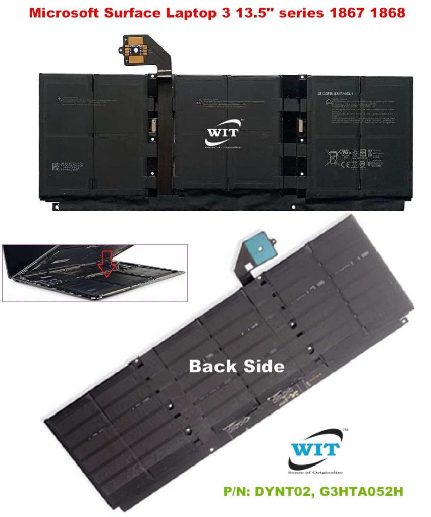 DYNT02, G3HTA052H Microsoft Surface Laptop 3 13.5 Inch Tablet Keyboard ...