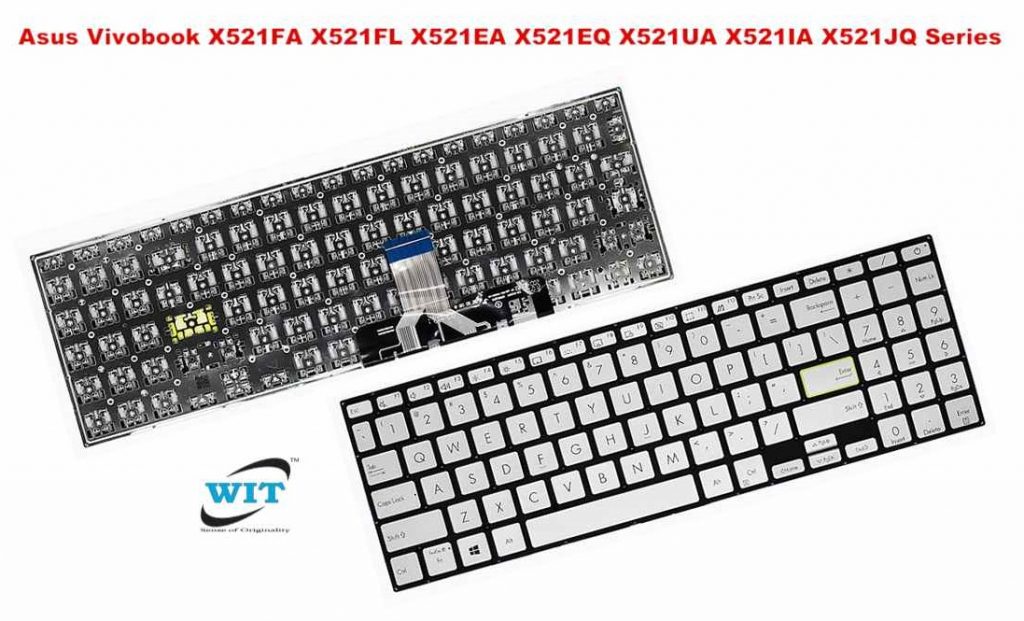 Laptop internal keyboard or keypad for 15.6" ASUS VivoBook X521 15X ...
