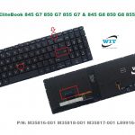 Laptop internal Keyboard/Keypad with track pointer for HP EliteBook 850 ...