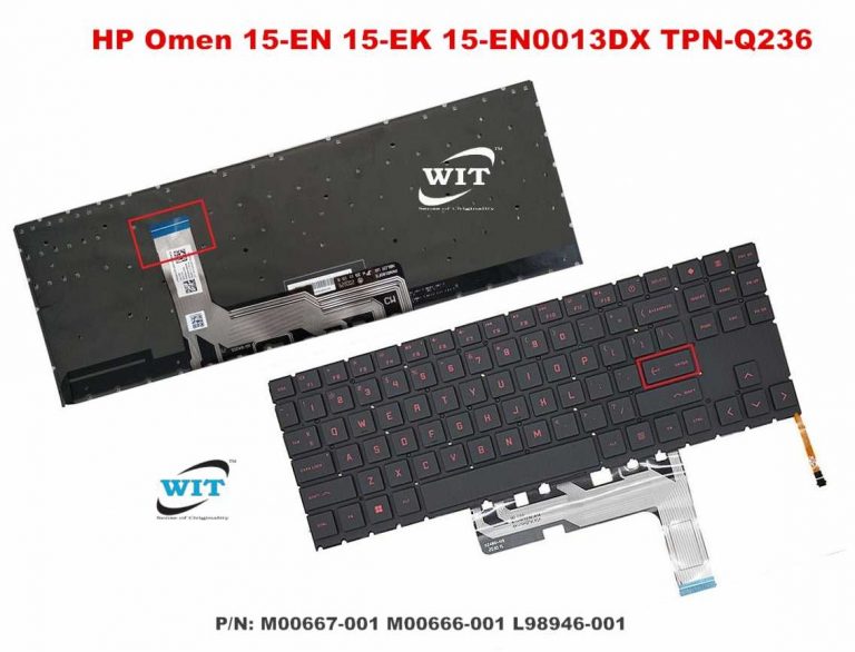 Laptop Keyboard for 15.6" Gaming HP Omen 15-EN 15-EK 15-EN0013DX TPN ...