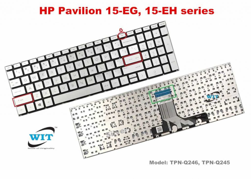 Laptop internal Keyboard/Keypad for HP Pavilion 15-EG 15-EH TPN-Q246 ...
