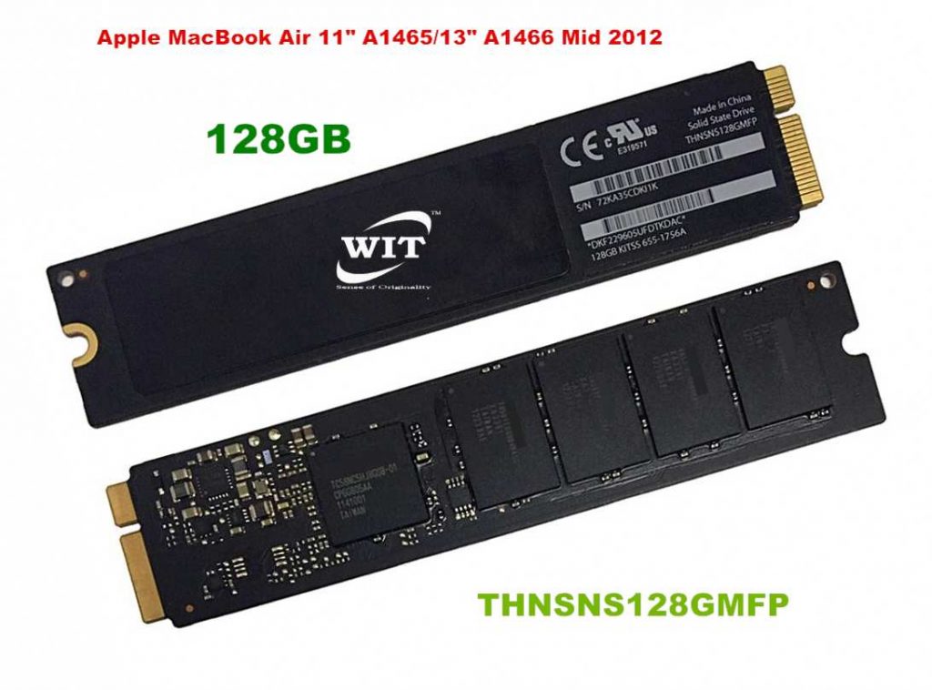 128GB SSD Solid State Drive (SSD) Toshiba THNSNS128GMFP for Apple ...