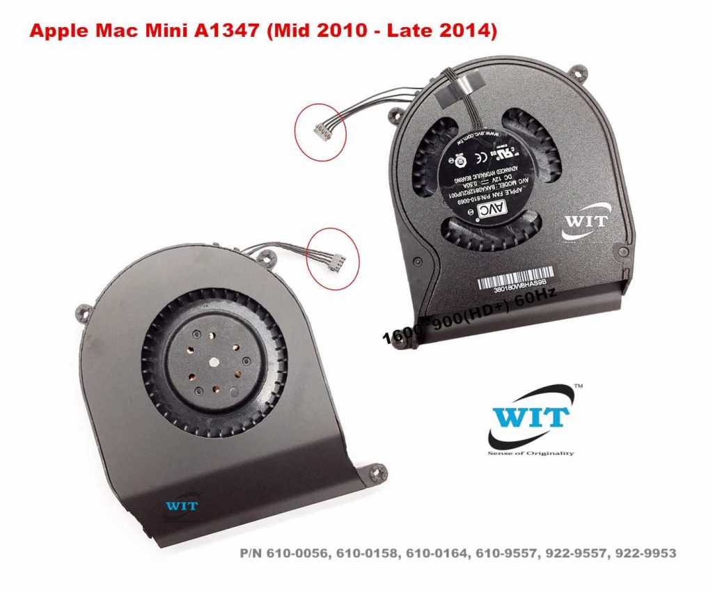 CPU internal cooling fan/cooler for Apple Mac Mini A1347 (Mid 2010 ...