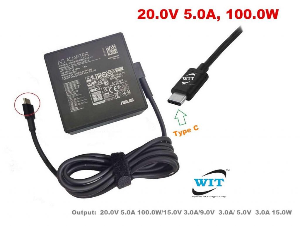20.0V 5.0A, 100.0W USB-C /100W Type-C Original AC Power Adapter or ...