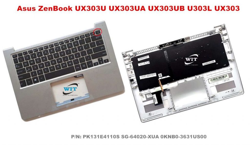 Laptop (Keyboard + Top cover) Palmrest for ASUS Zenbook UX303 UX303L UX303LA UX303LB UX303LN ...