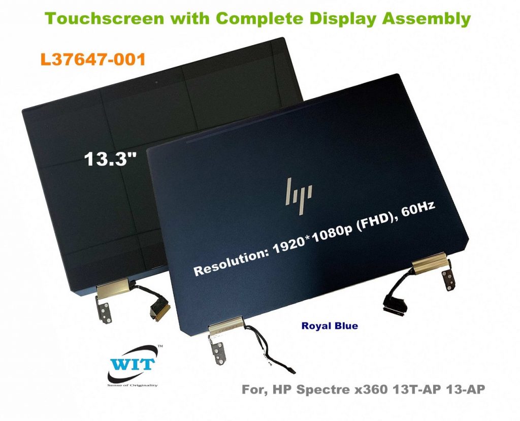 Touchscreen with Complete Display Assembly L37647-001 for HP Spectre ...