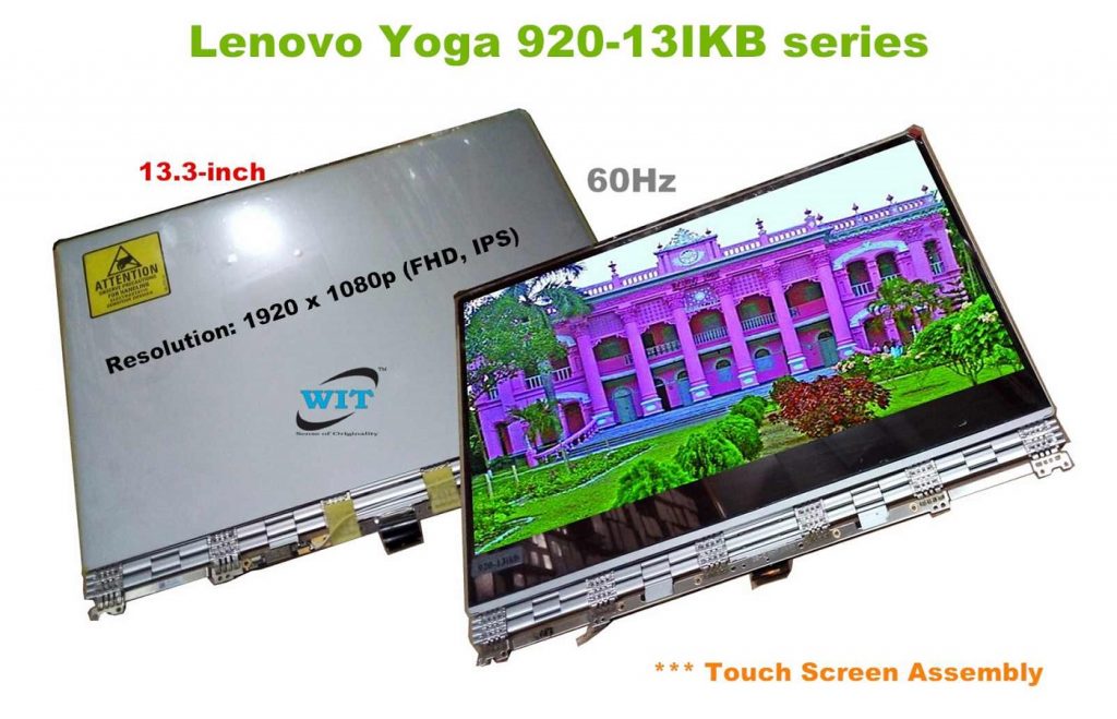 13.3-inch Touchscreen with Complete LED Assembly for Lenovo Yoga 920 ...