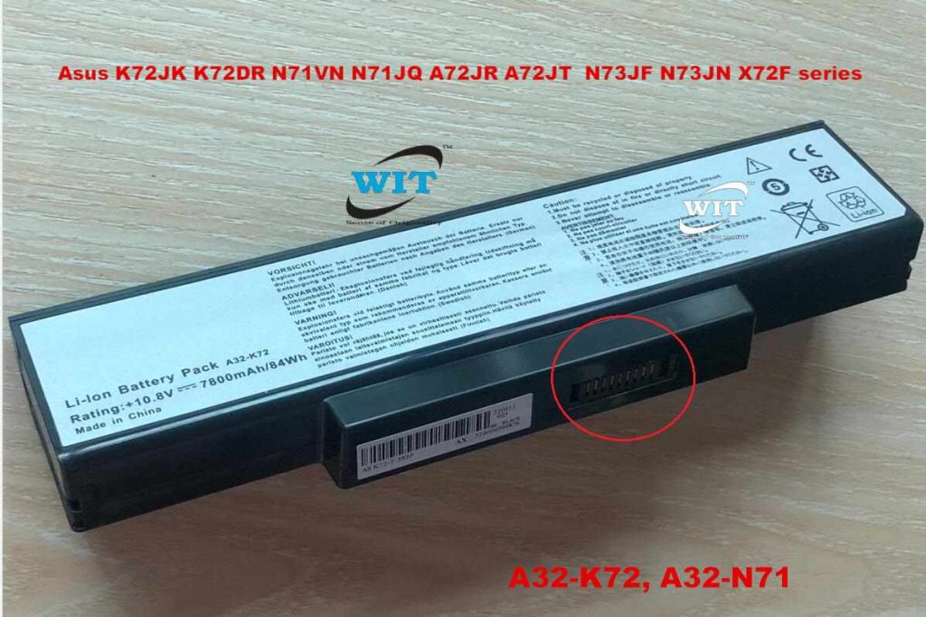 A32-K72, A32-N71, 90-XB2KN0BT00000Y, 70-NX01B1000Z, 70-NZY1B1000Z, 70-NZYB1000Z Laptop battery ...