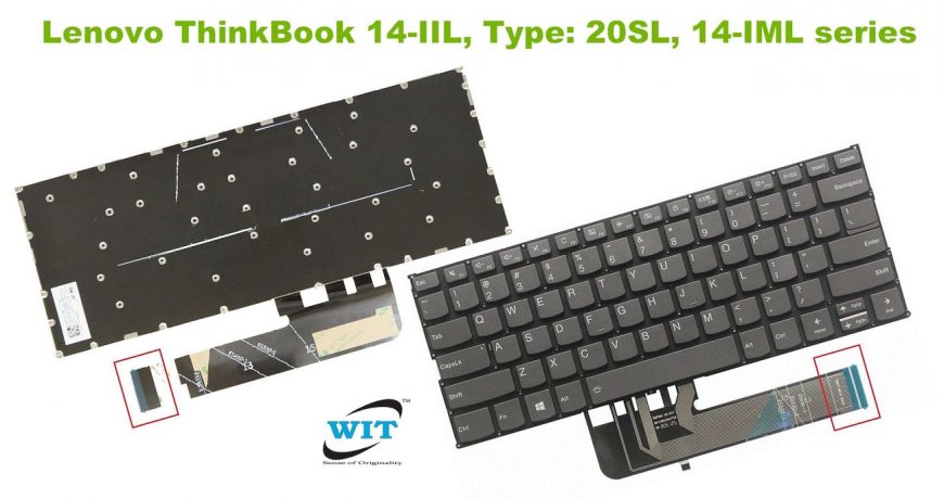 Laptop Internal Keyboard For Lenovo Thinkbook 14 Iil Type 20sl
