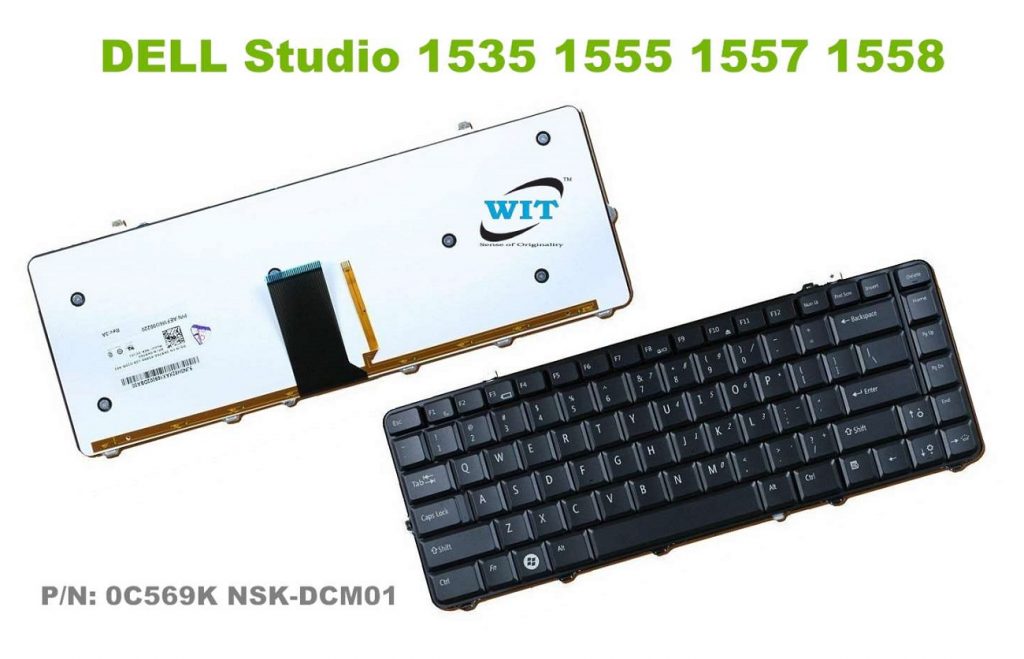 Laptop internal Keyboard for Dell Inspiron 1435, Dell Studio 15 1535 1536 1537 1555 1558 PP33L ...