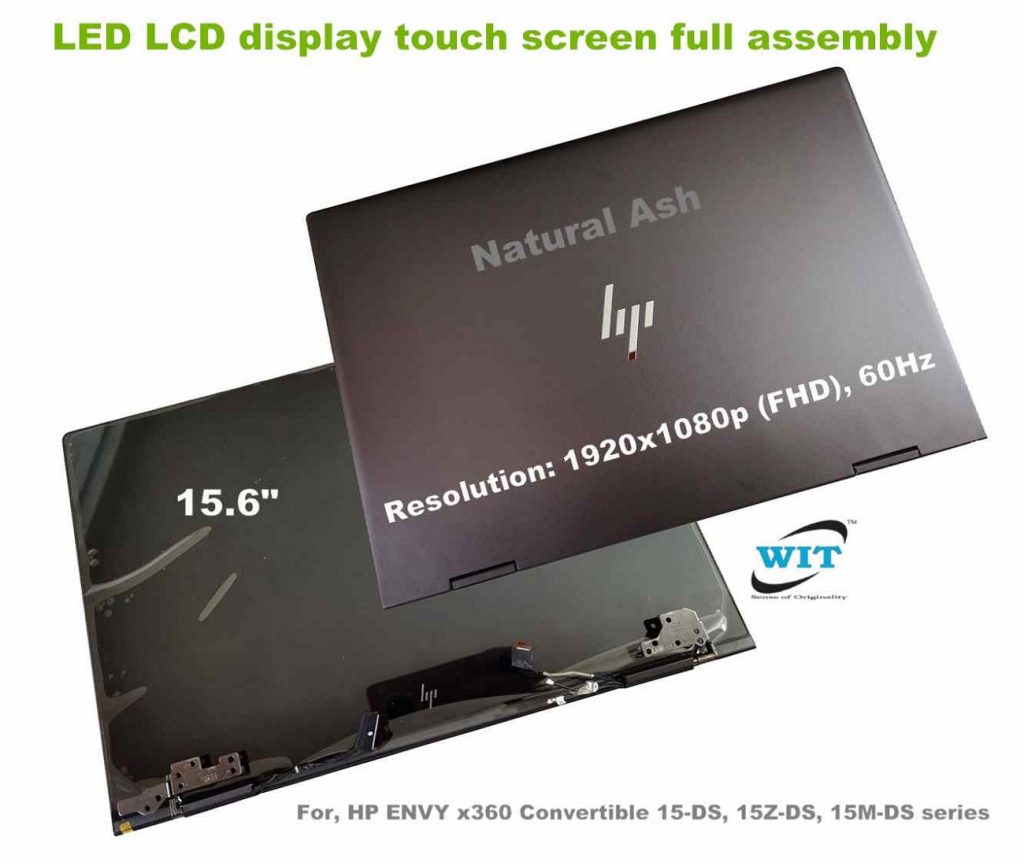 15.6-inch LED LCD display touch screen full assembly for HP ENVY x360 ...