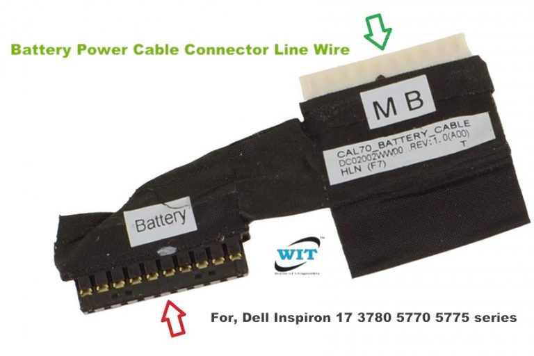 Battery Connector Cable for Dell Inspiron 17 3780 5770 5775 series, DP ...