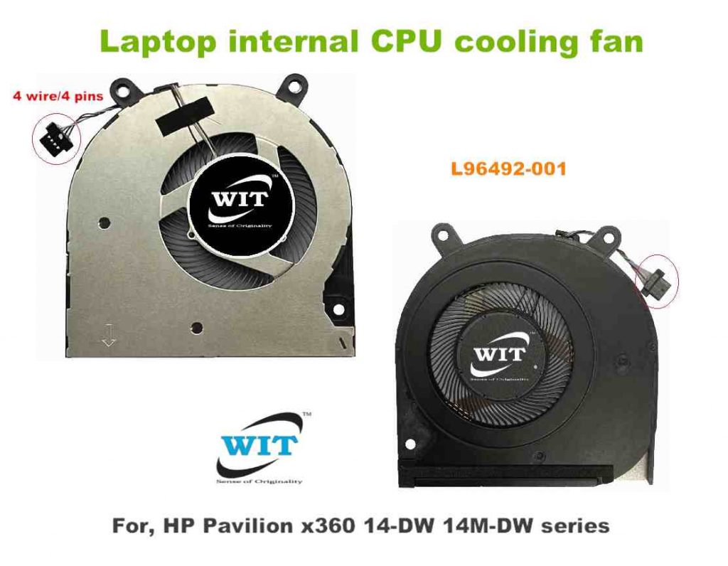 Laptop CPU internal cooling fan for HP Pavilion x360 Convertible 14M 14 ...