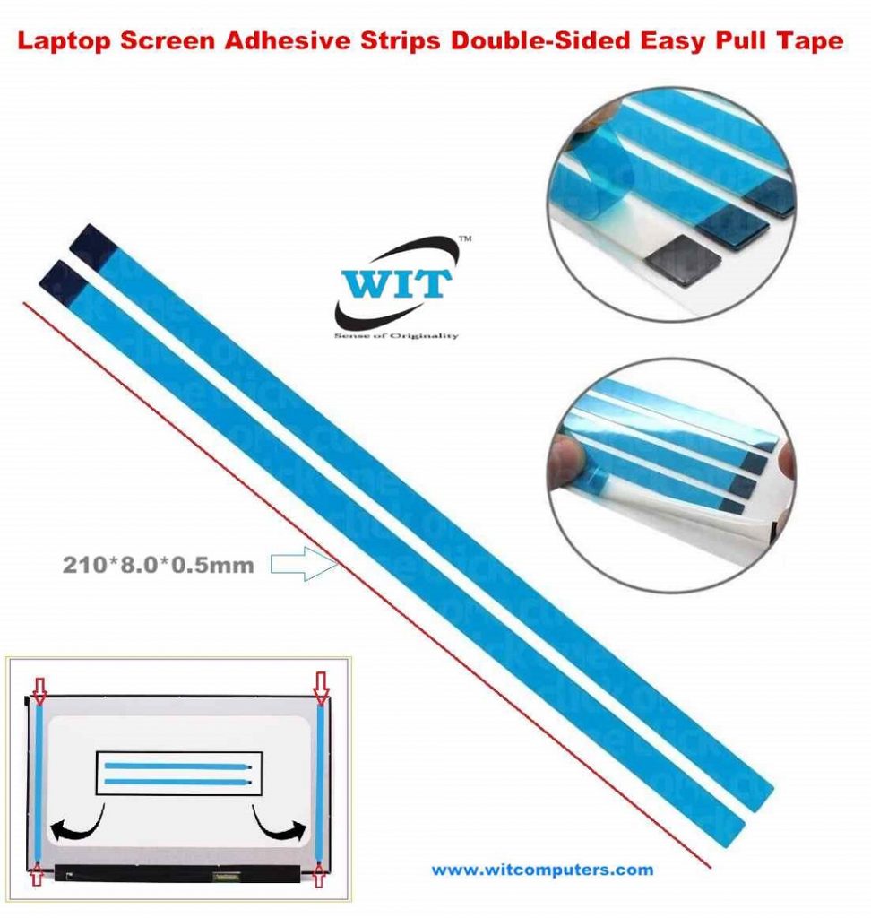 Laptop Screen Adhesive Strips Double-Sided Easy Pull Tape (untearable ...