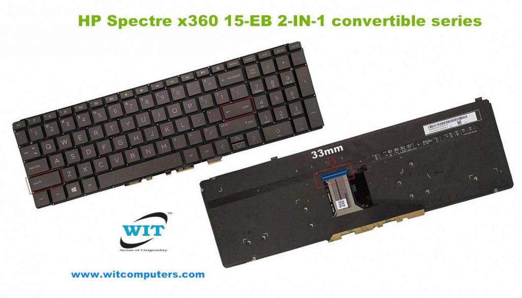 Laptop Keyboard for 15.6" HP Spectre X360 15-EB 15T-EB EB0072TX 15 ...