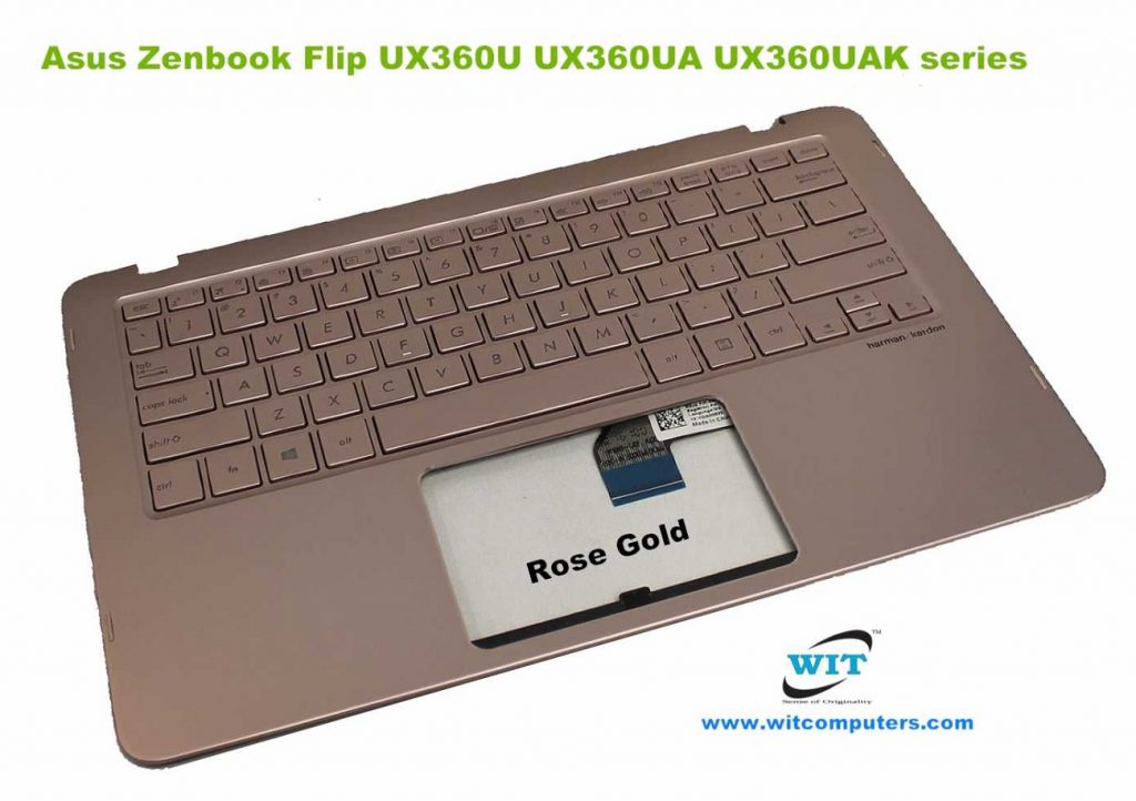 Laptop (Keyboard + Top cover) Palmrest for Asus Zenbook Flip UX360U ...