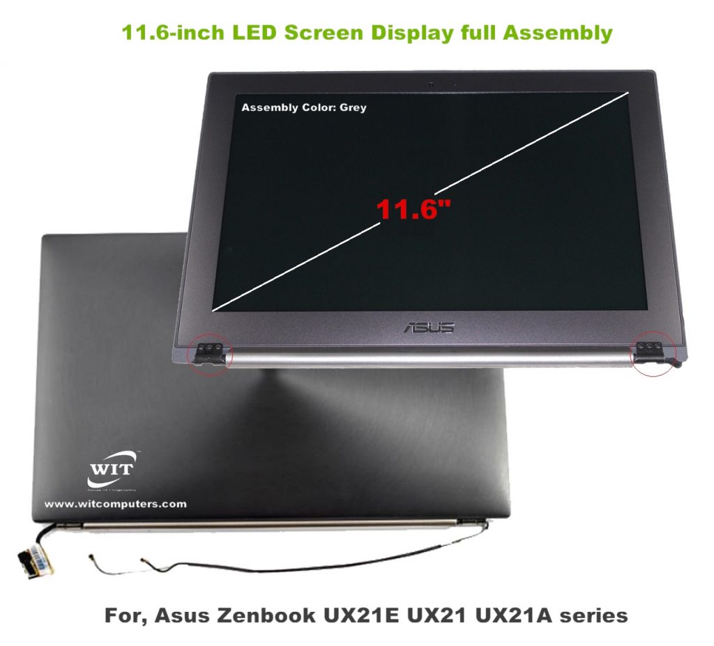 11.6-inch LED Screen Display full Assembly for Asus Zenbook UX21E UX21 ...