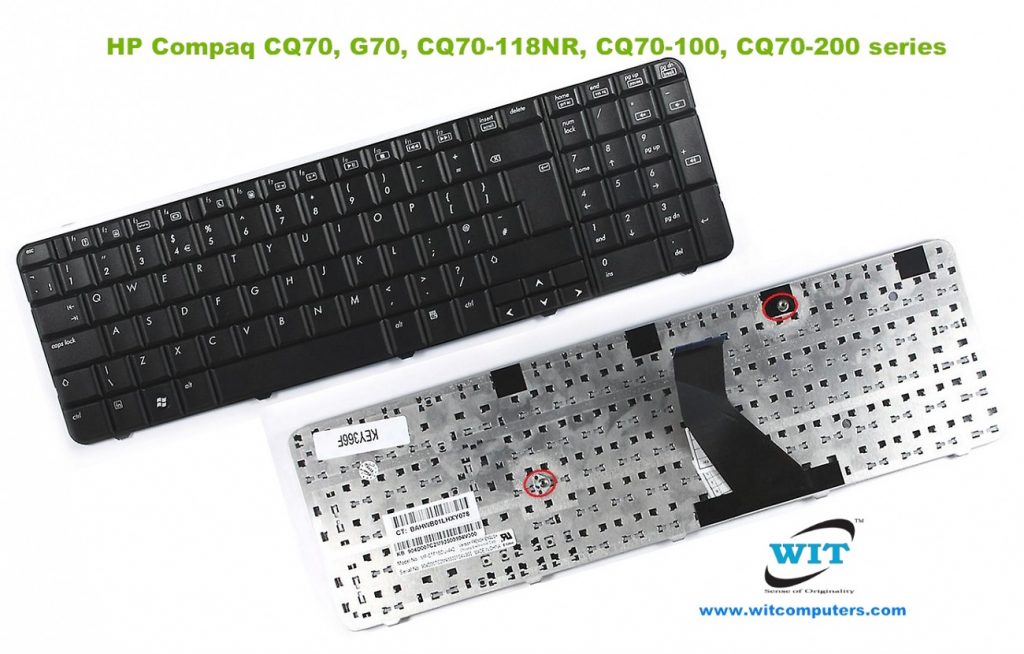 Laptop Keyboard or Keypad for HP Compaq CQ70, G70, CQ70-118NR, CQ70-100 ...