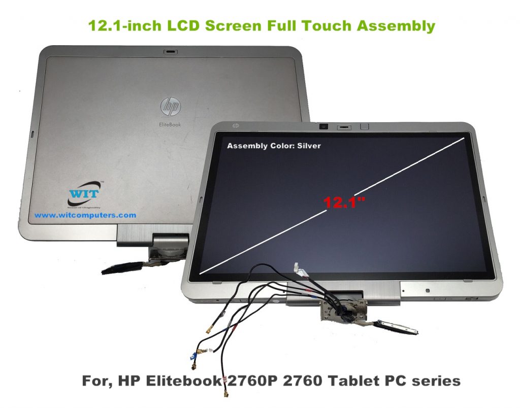12.1-inch LED LCD display touch screen full assembly for HP Elitebook ...