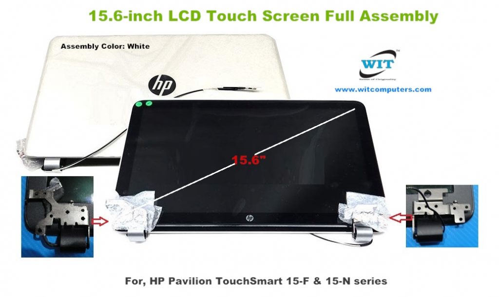 15.6-inch LED LCD display touch screen full assembly for HP Pavilion ...