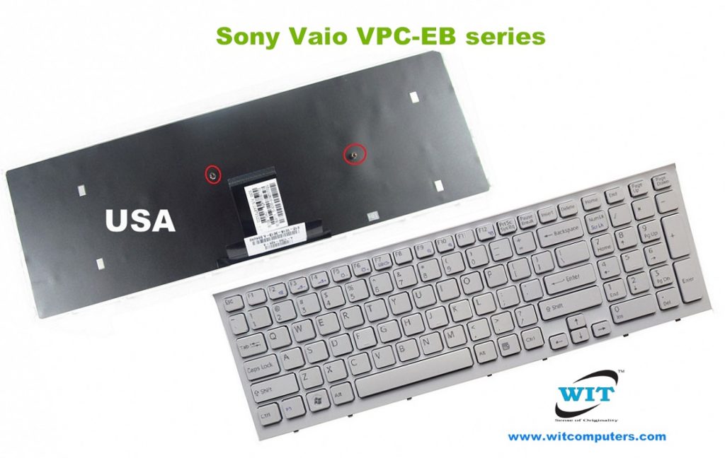 Laptop Keyboard or Keypad for Sony Vaio VPCEB, VPC-EB Series, Sony Vaio PCG-71211L, PCG-71212L ...