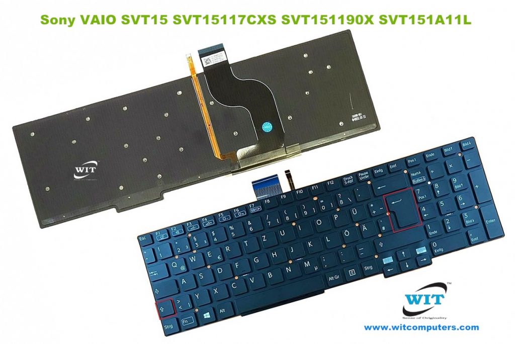 Laptop Keyboard or Keypad for Sony Vaio SVT15 SVT1511 SVT15115CXS ...