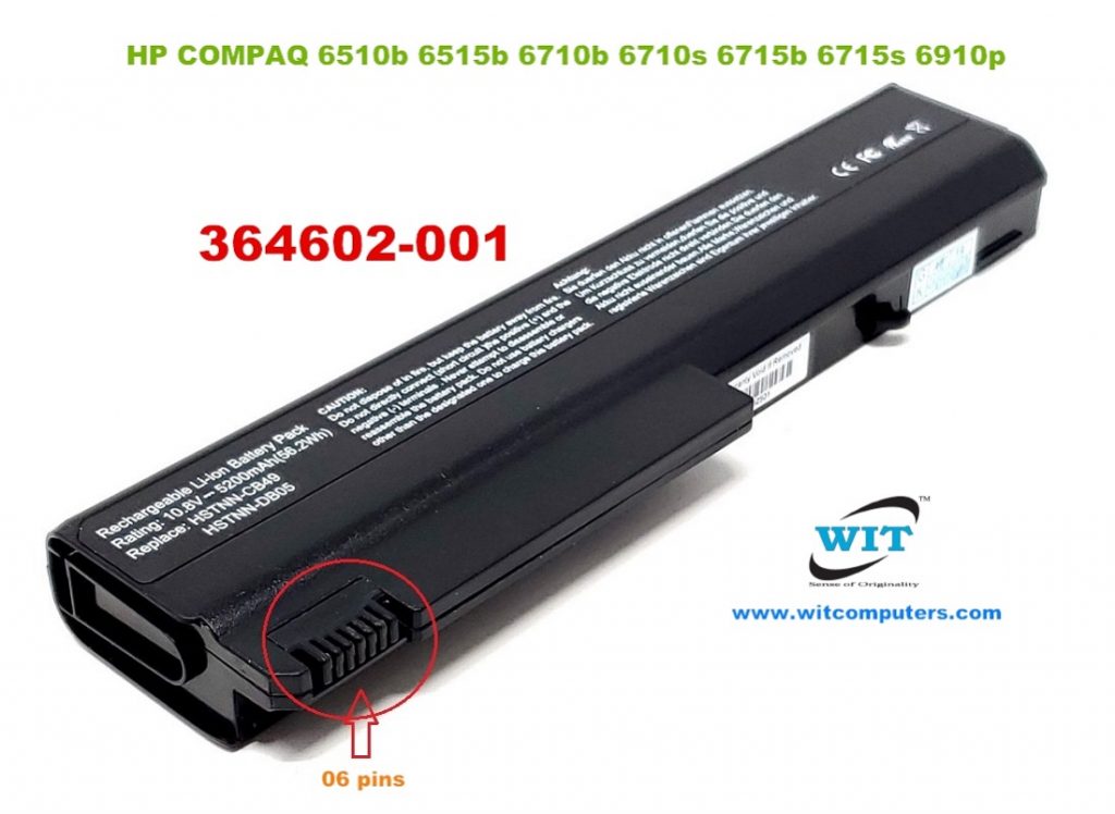 372772-001, HSTNN-DB28 Laptop battery for HP Compaq Business Notebook ...