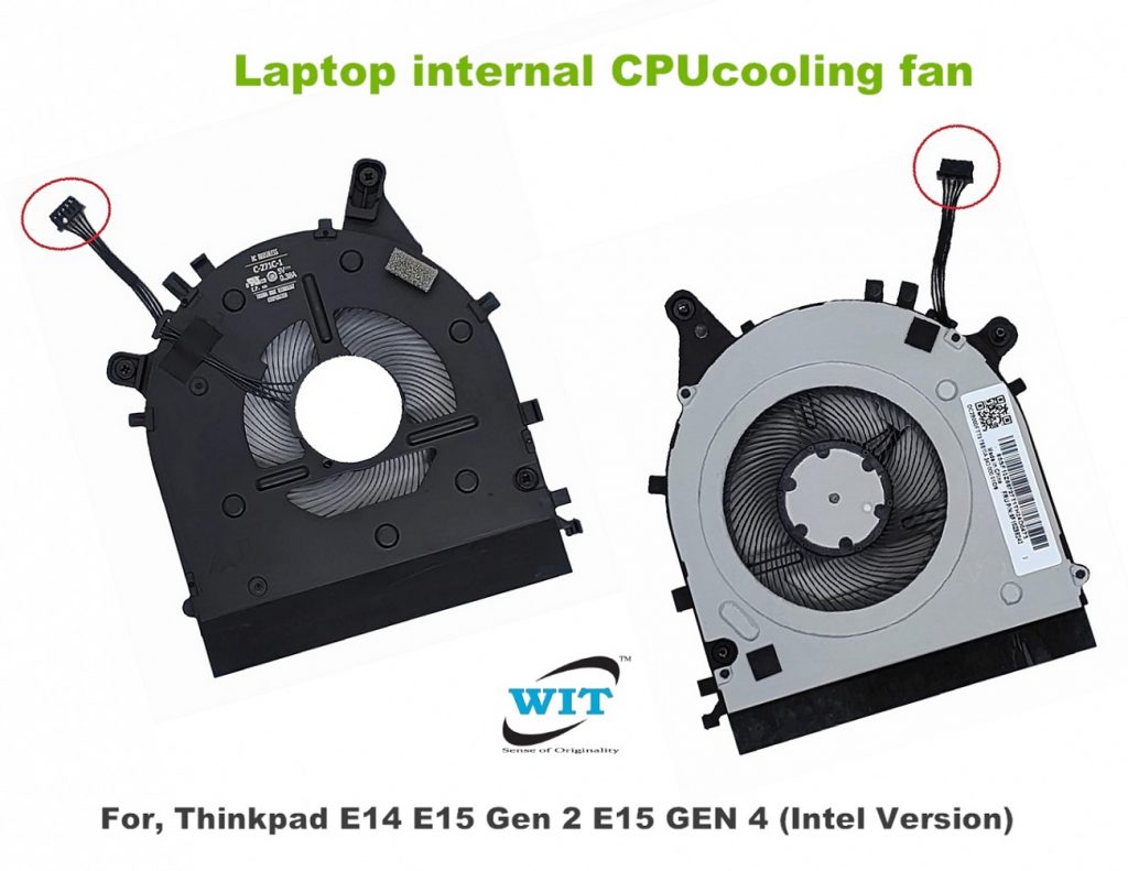Laptop CPU internal cooling fan for Lenovo Thinkpad E14 E15 Gen 2 ...