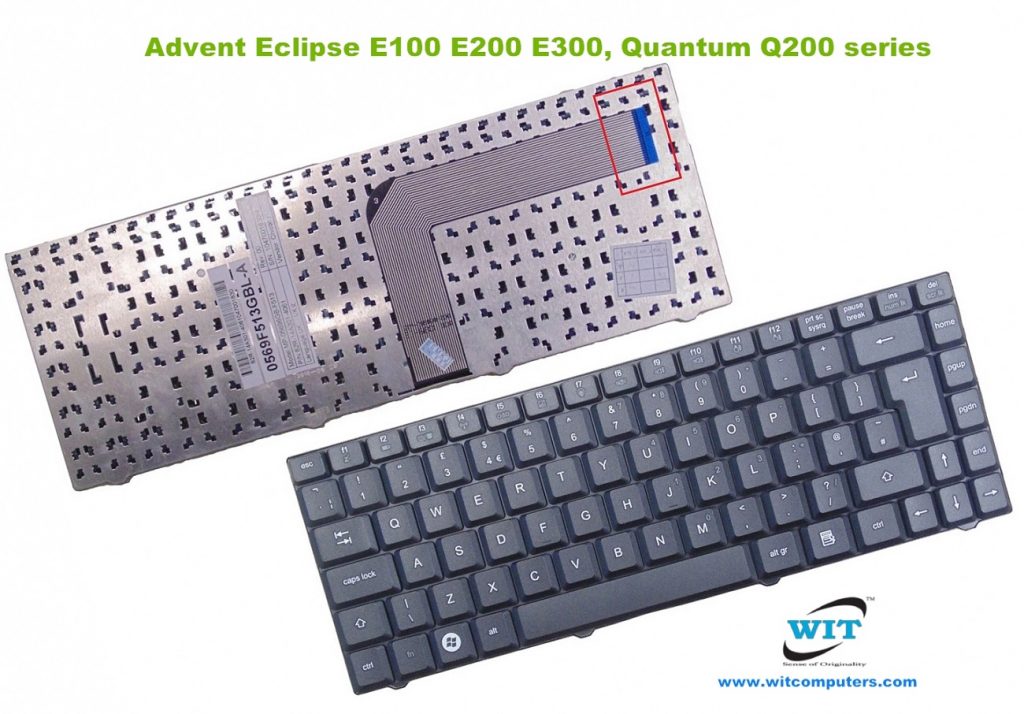 Laptop Keyboard or Keypad for Advent Eclipse E100 E200 E300, Quantum ...