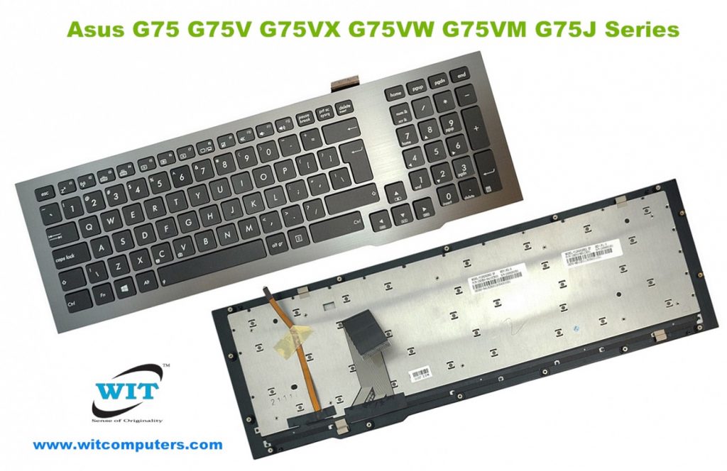 Laptop Keyboard/keypad for Asus G75 G75V G75VX G75VW G75VM G75J Series ...