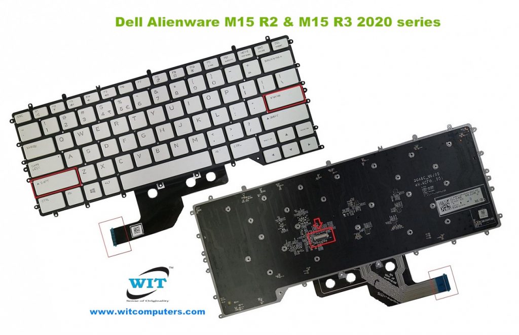 Laptop internal Keyboard/Keypad for Dell Alienware M15 R2, Alienware ...
