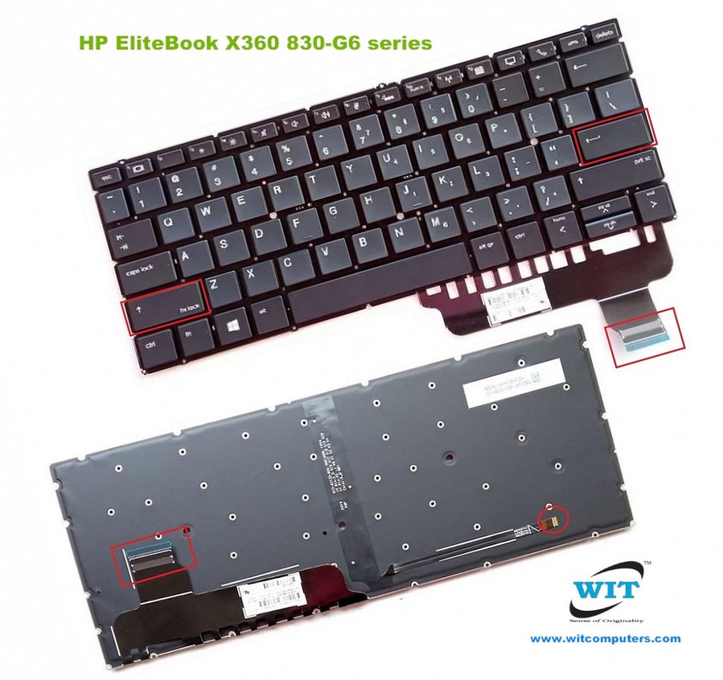 Laptop internal Keyboard/Keypad for HP EliteBook X360 830-G6, 830-G5, 835-G6, 835-G5, 730-G6 ...
