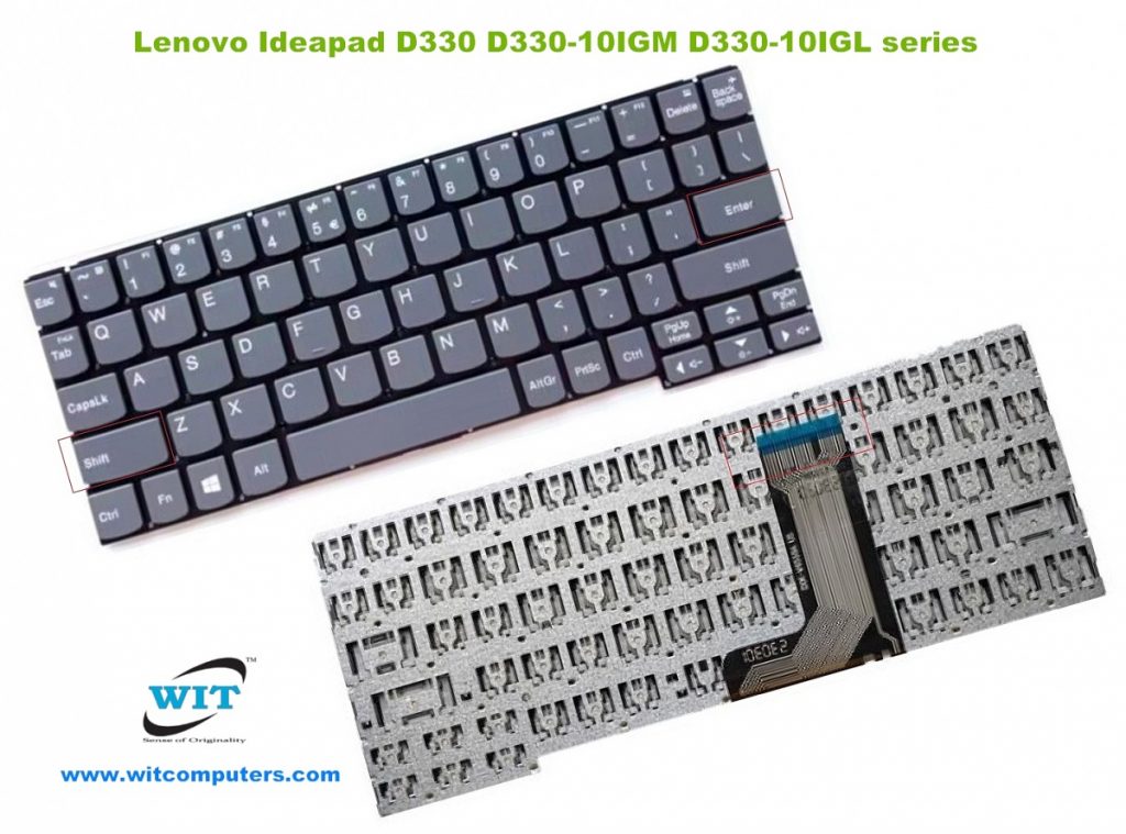 Laptop Keyboard or Keypad for Lenovo Ideapad D330 D330-10IGM D330-10IGL ...