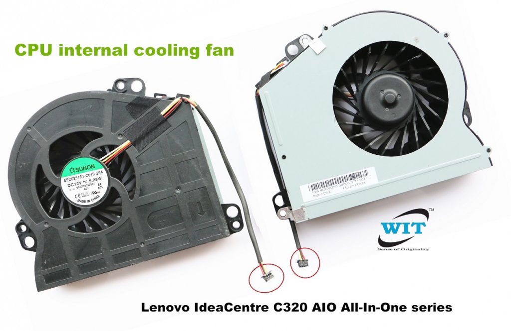 CPU internal cooling fan for Lenovo IdeaCentre C320/C340/C345/C440/C445 ...