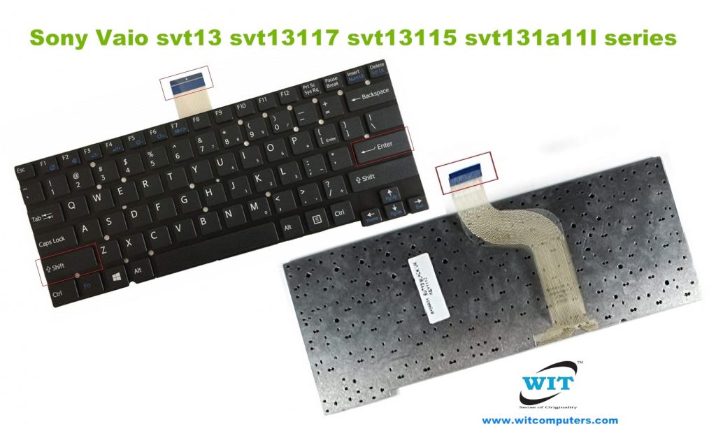 Laptop Keyboard/Keypad for Sony Vaio SVT131 A11V SVT1312L1RS SVT13114GXS SVT13116FXS SVT13118FXS ...