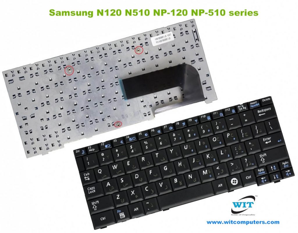 Laptop Keyboard/Keypad for Samsung N120 N510 NP-120 NP-510 series, P/N ...