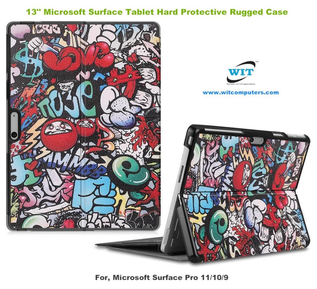 13" Microsoft Surface Tablet Hard Protective Rugged Case with screen ...
