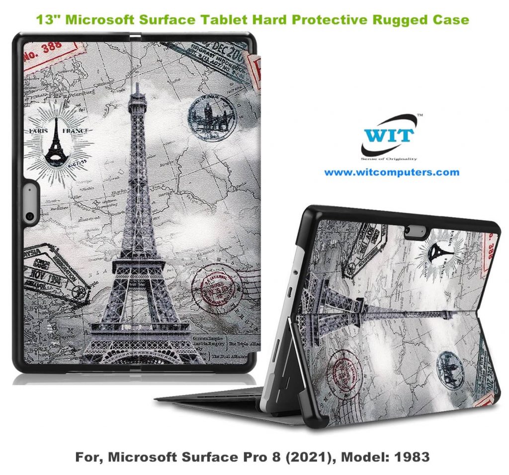13" Microsoft Surface Tablet Hard Protective Rugged Case with screen ...